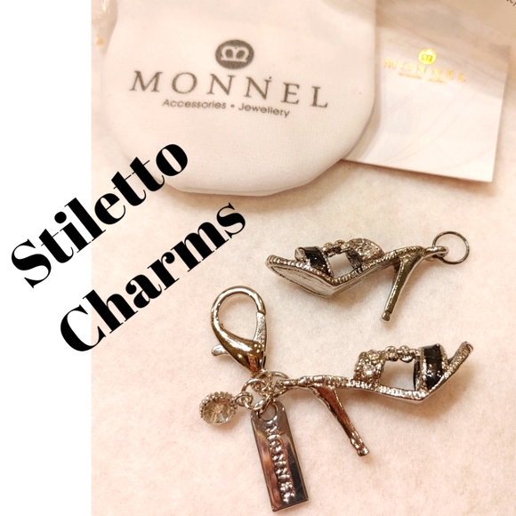 monnel | Accessories | Purse Bag Charm Stiletto Shoe High Heel | Poshmark